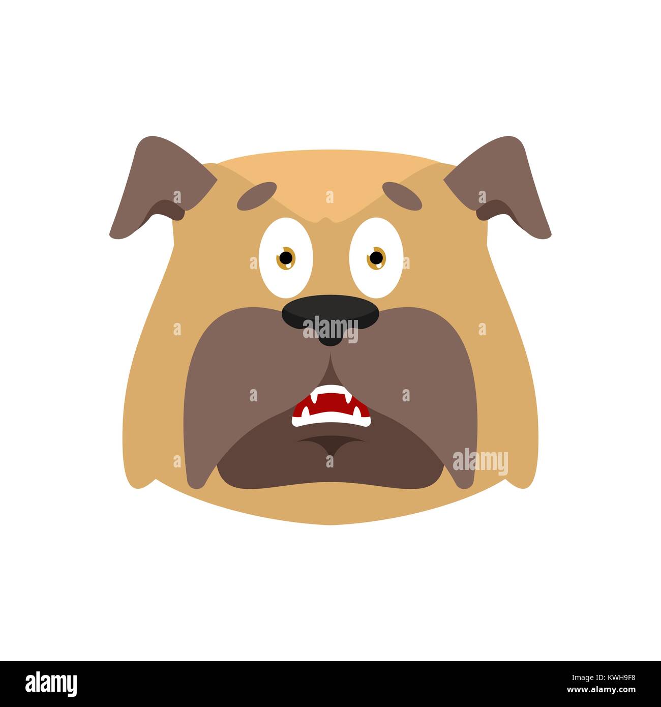 Amazed dog Stock Vector Images - Alamy