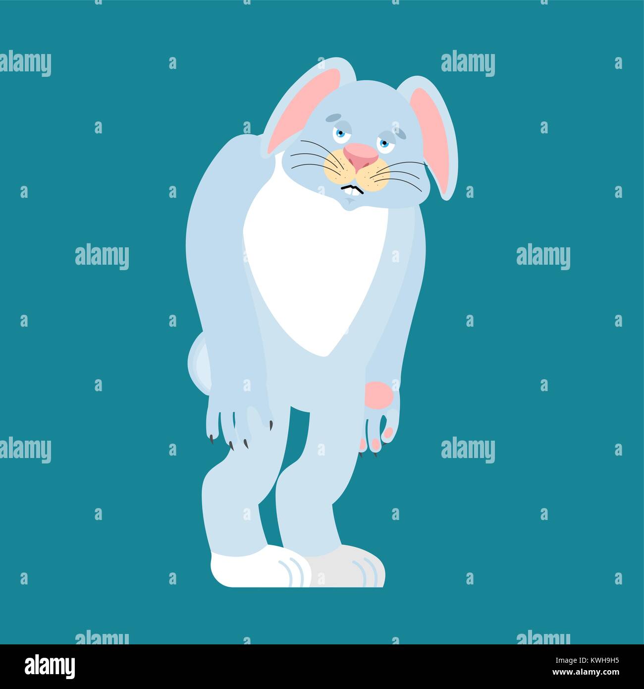 Sad hare Stock Vector Images - Alamy