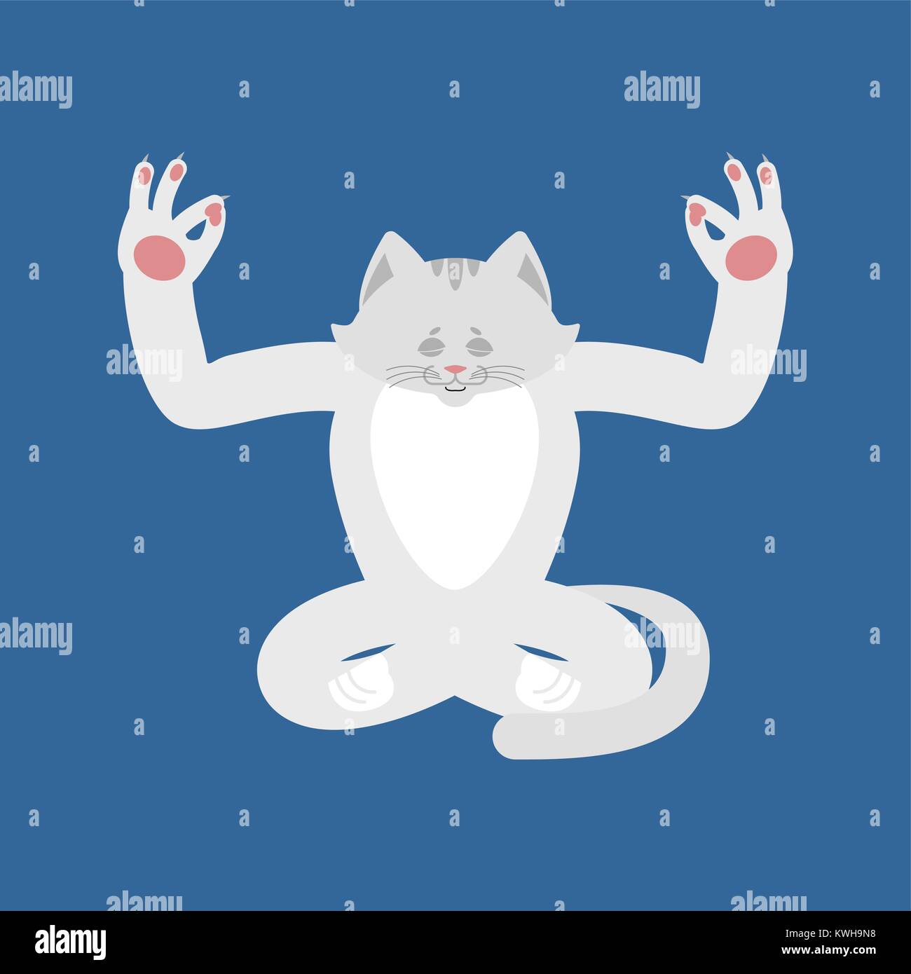 Kitty meditation art hi-res stock photography and images - Alamy