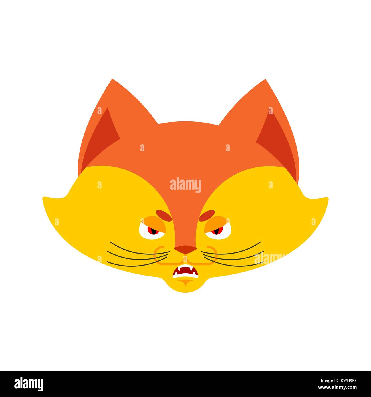 Mad fox Stock Vector Images - Alamy