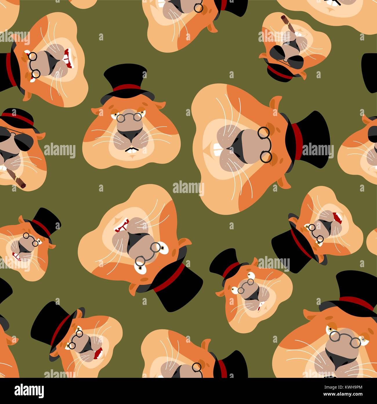 Cartoon marmot groundhog in Stock Vector Images - Alamy