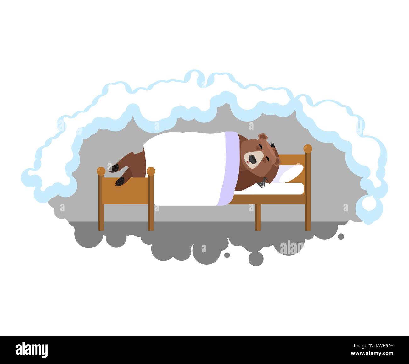 Hibernation drawing hi-res stock photography and images - Alamy