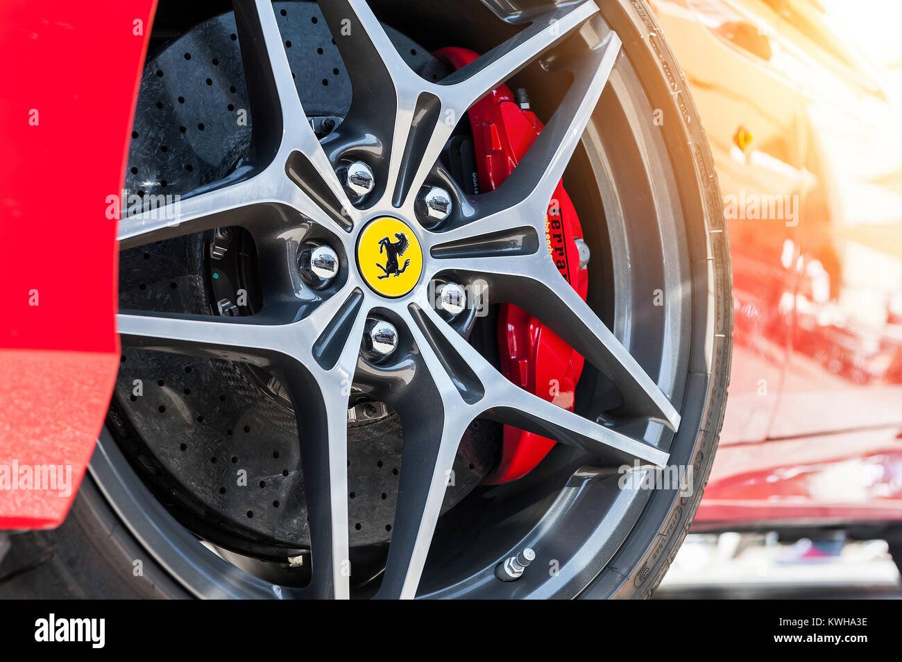Ferrari wheel hi-res stock photography and images - Alamy