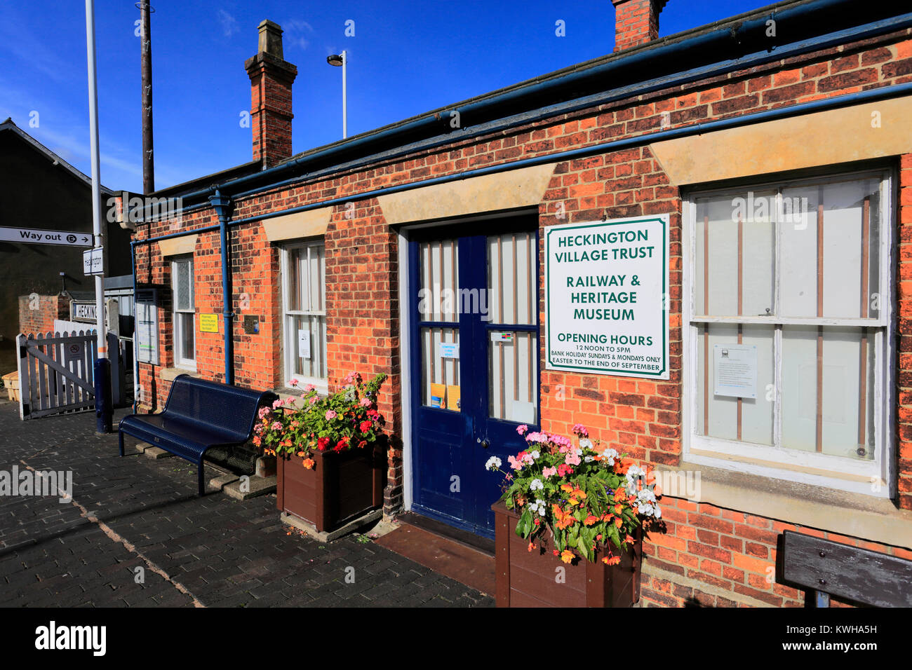 Heckington heritage museum, Heckington village, Lincolnshire; England ...
