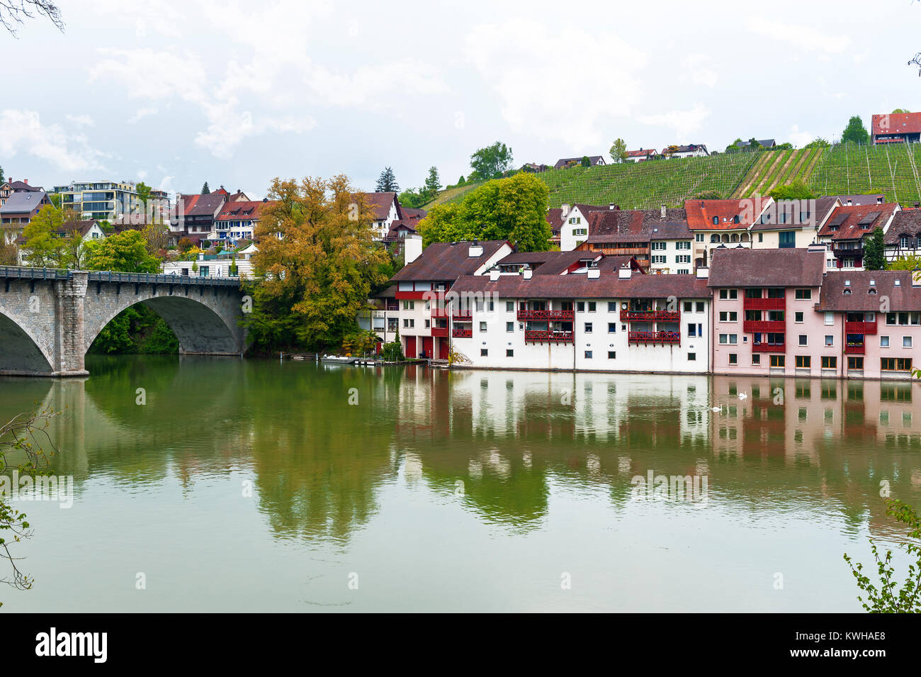 Peaceful Swiss countryside Stock Photo - Alamy