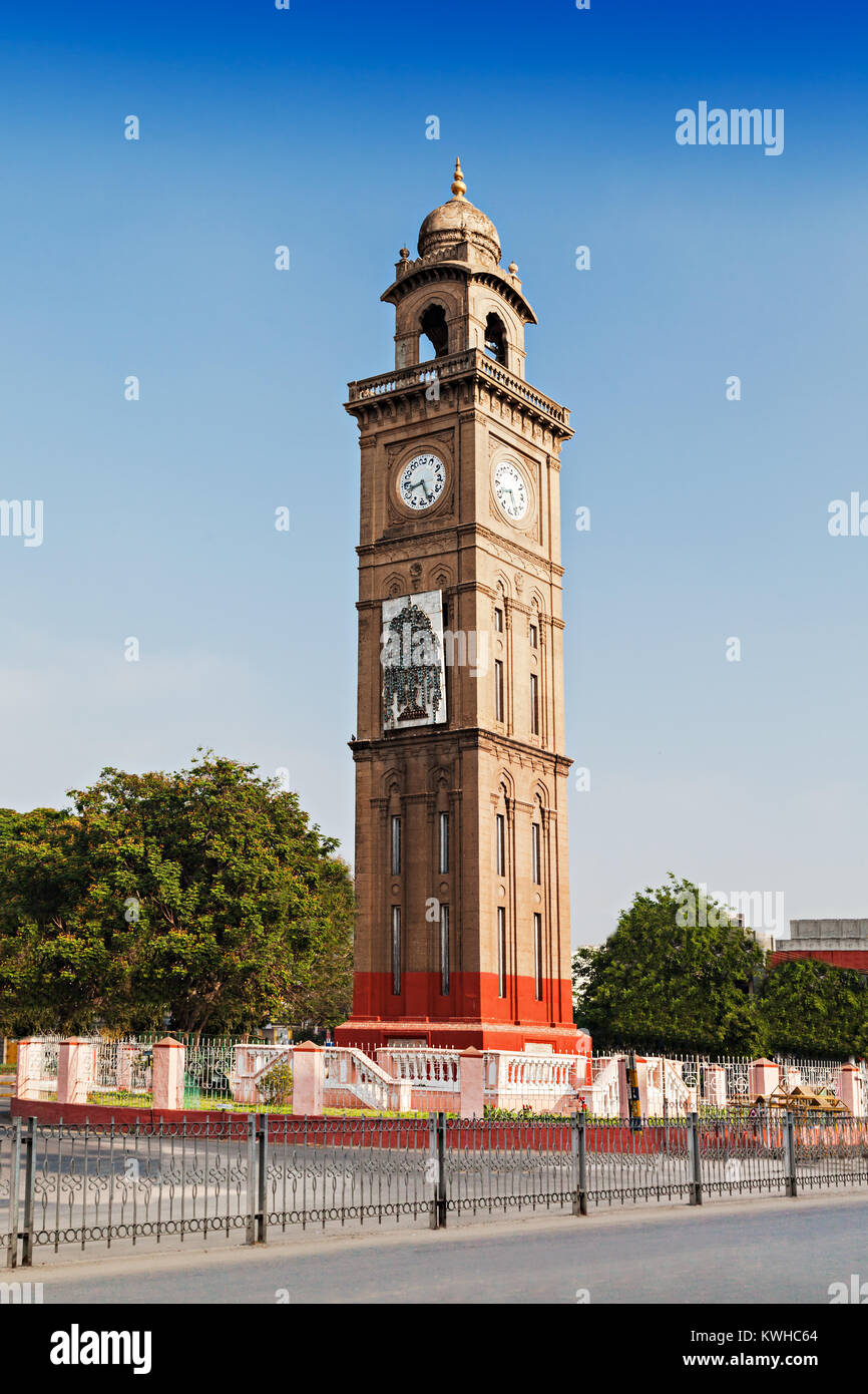 Clock tower in the center of Mysore Stock Photo - Alamy