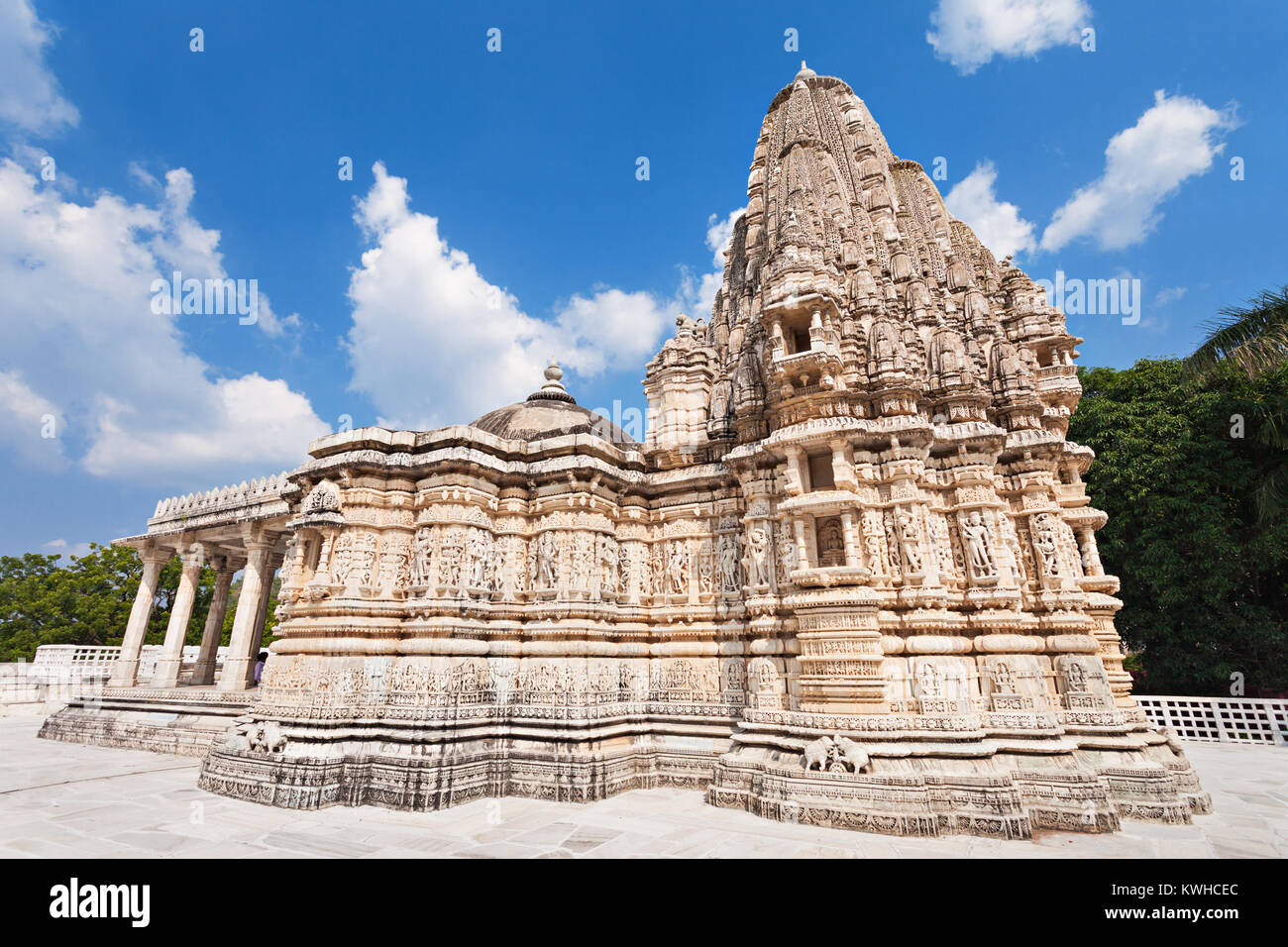Ranakpur Temple is a jain temple in Rajasthan, India Stock Photo - Alamy