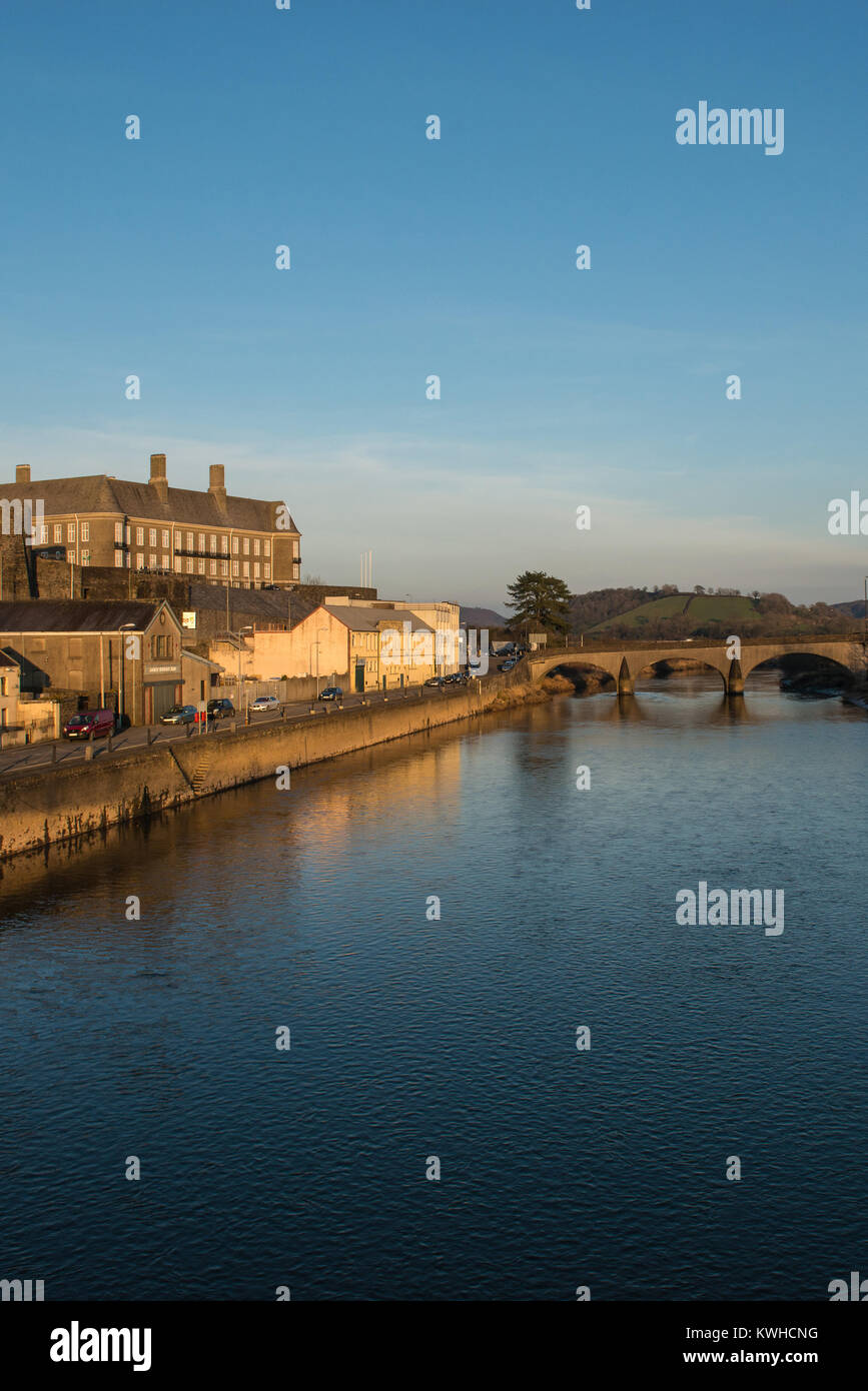 Carmarthen Town Wales Stock Photos & Carmarthen Town Wales Stock Images ...