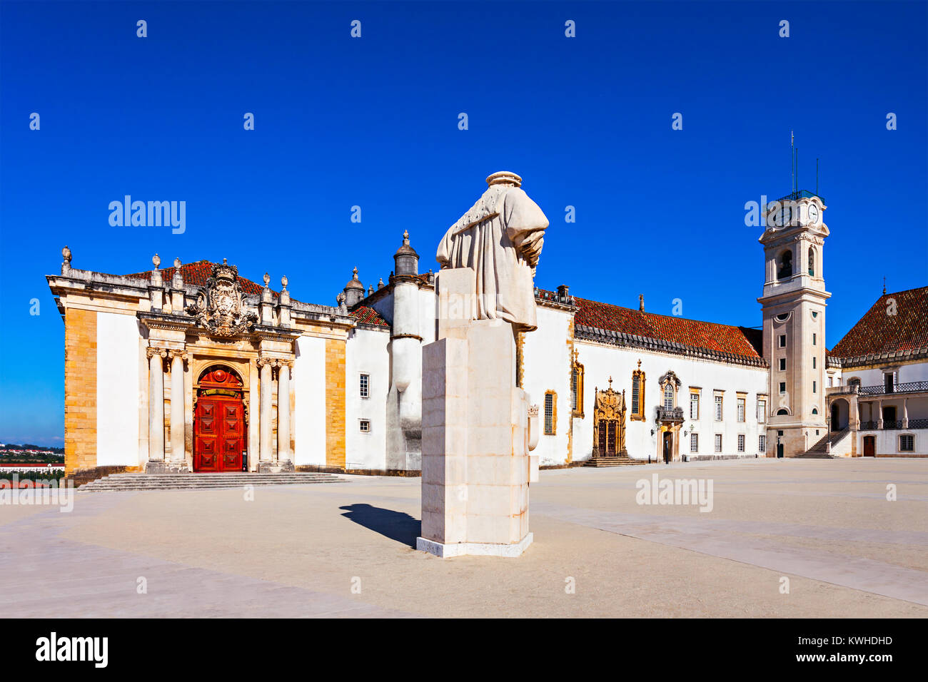 The University of Coimbra in Coimbra, Portugal Stock Photo - Alamy