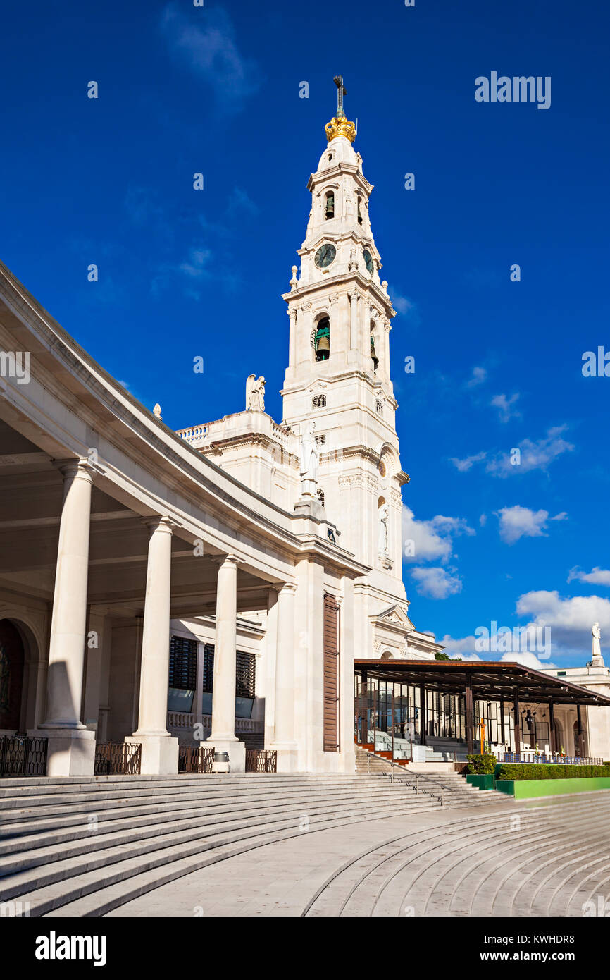 The Sanctuary of Fatima, which is also known as the Basilica of Our ...