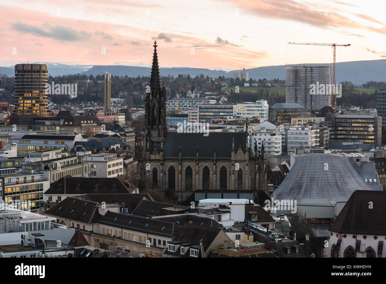 Basel skyline hi-res stock photography and images - Alamy