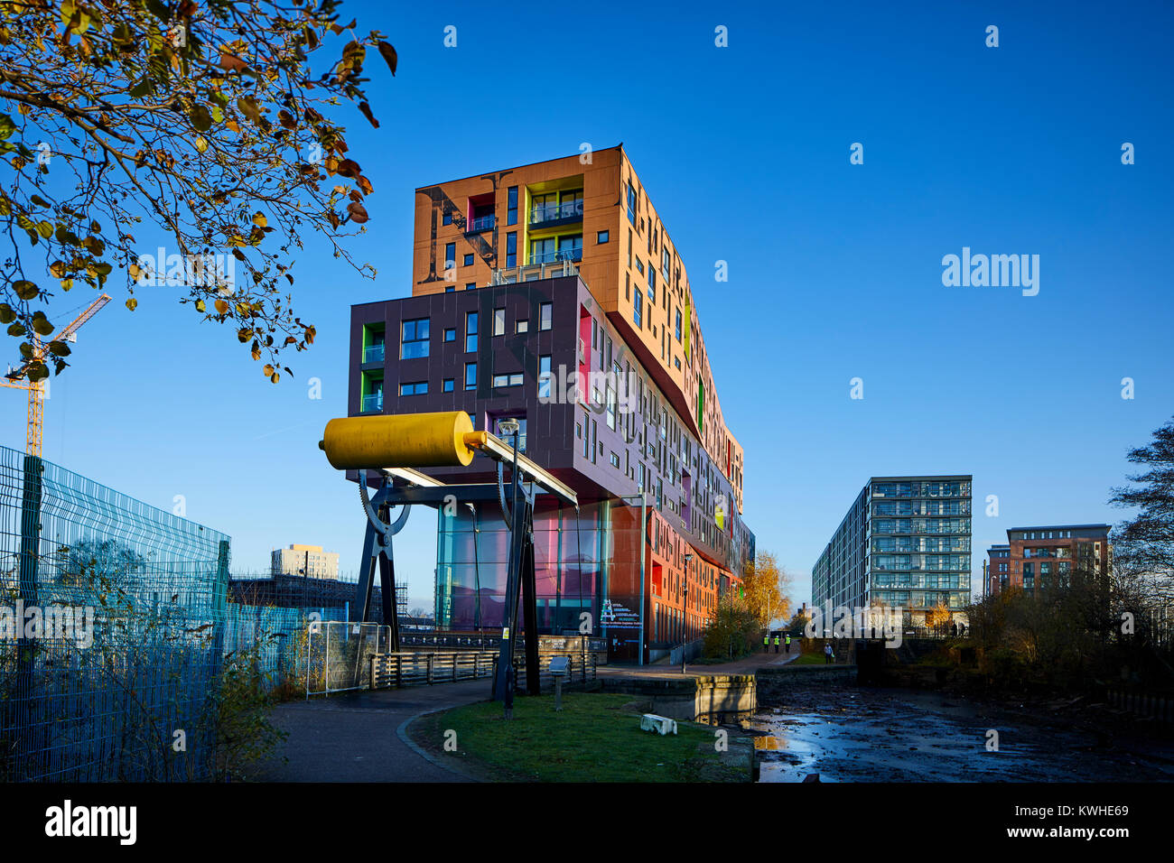 Will Alsop for Urban Splash postmodern apartment building in New ...