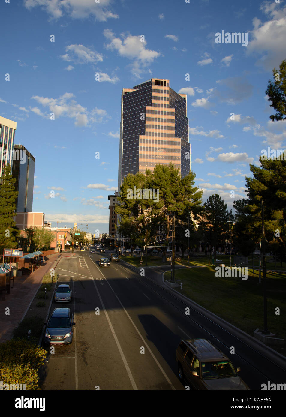 Congress Street, downtown Tucson, Arizona, USA Stock Photo - Alamy