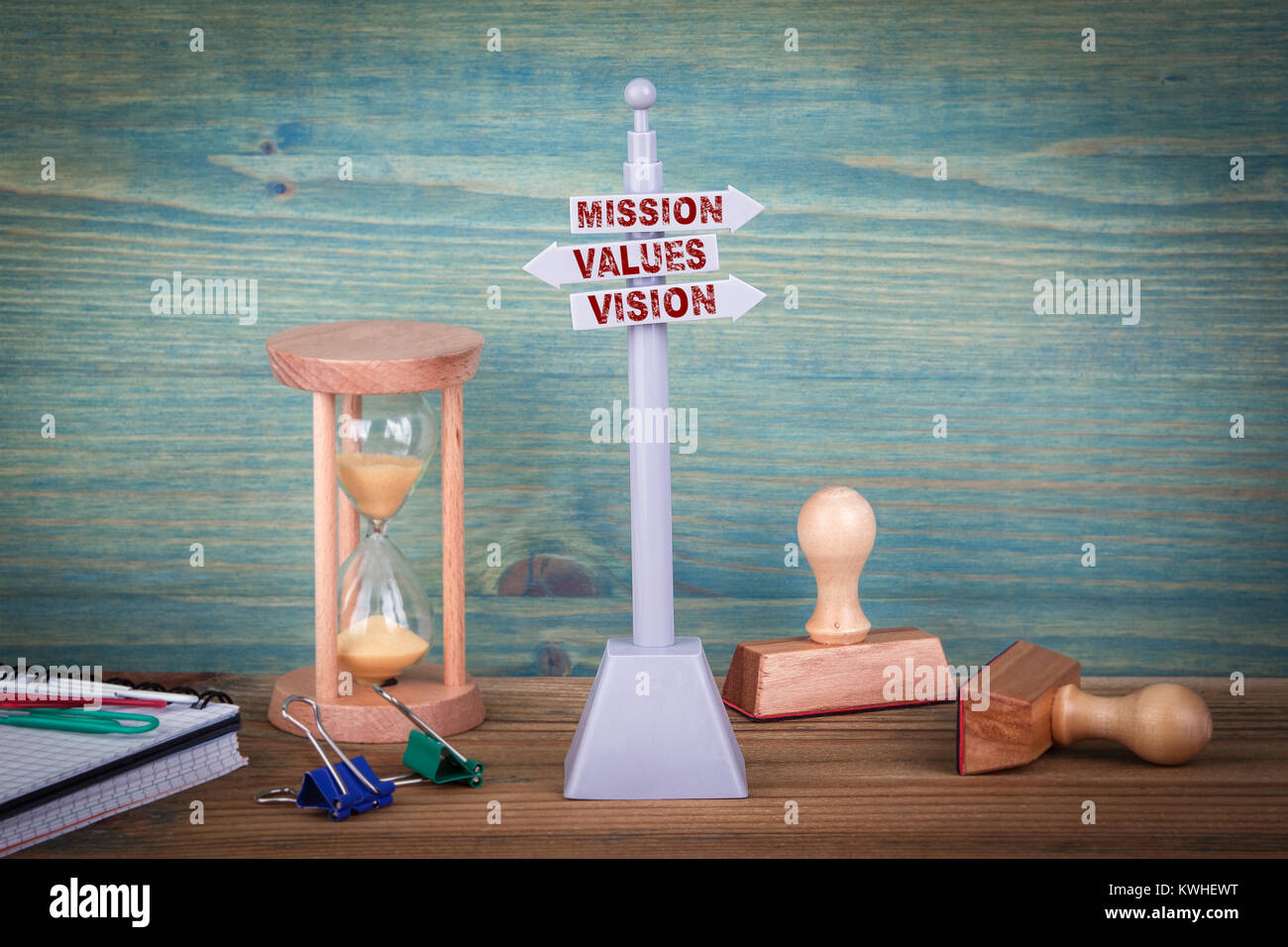 Company vision mission corporate values hi-res stock photography and ...