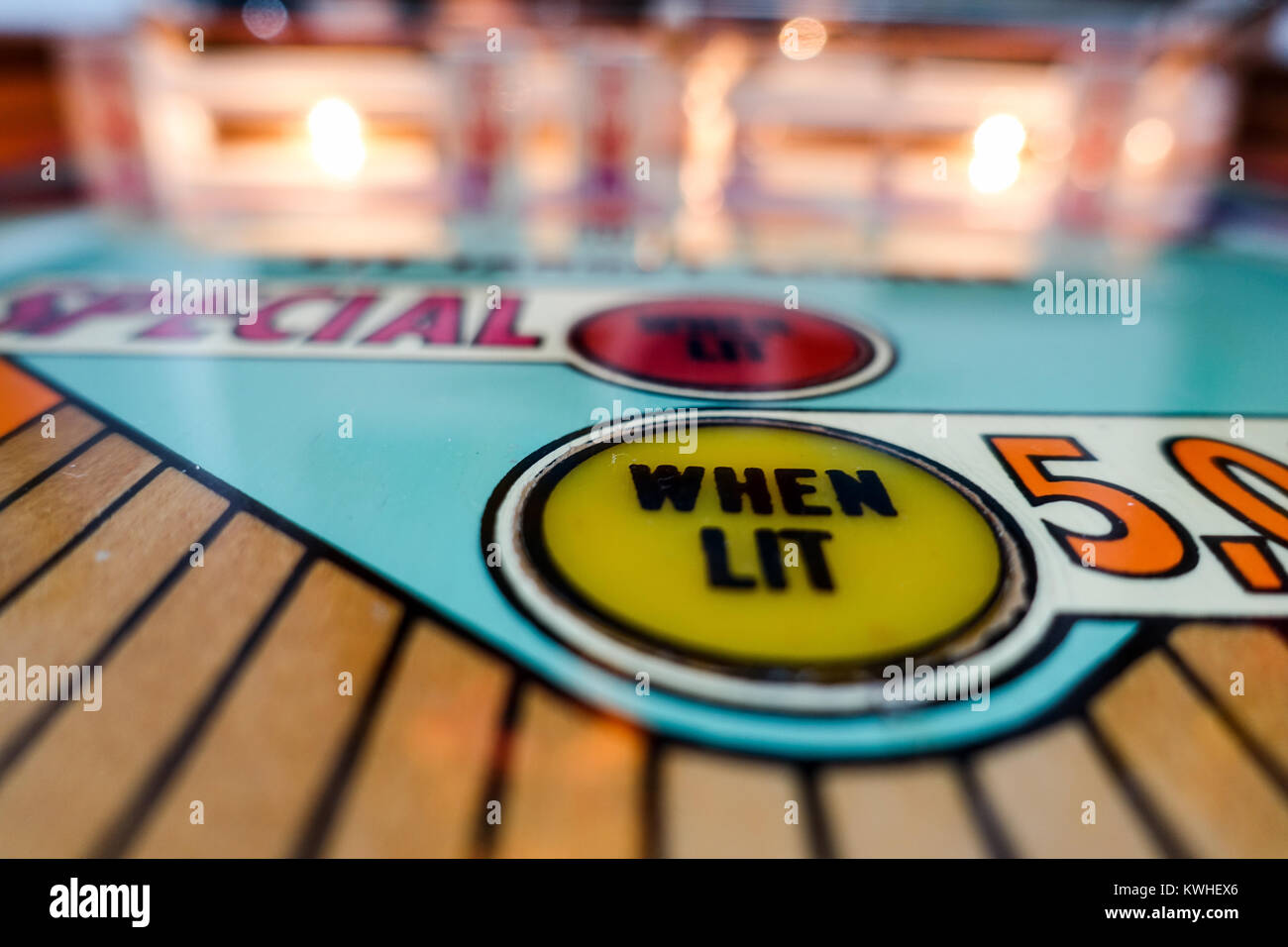 Pinball machine closeup hi-res stock photography and images - Alamy