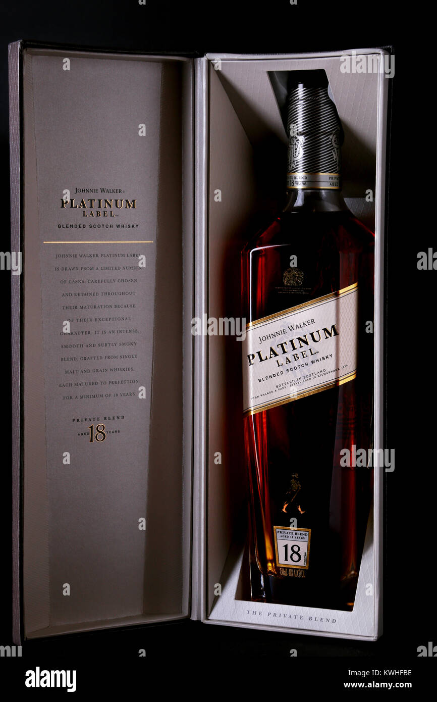 Johnnie walker box hi-res stock photography and images - Alamy
