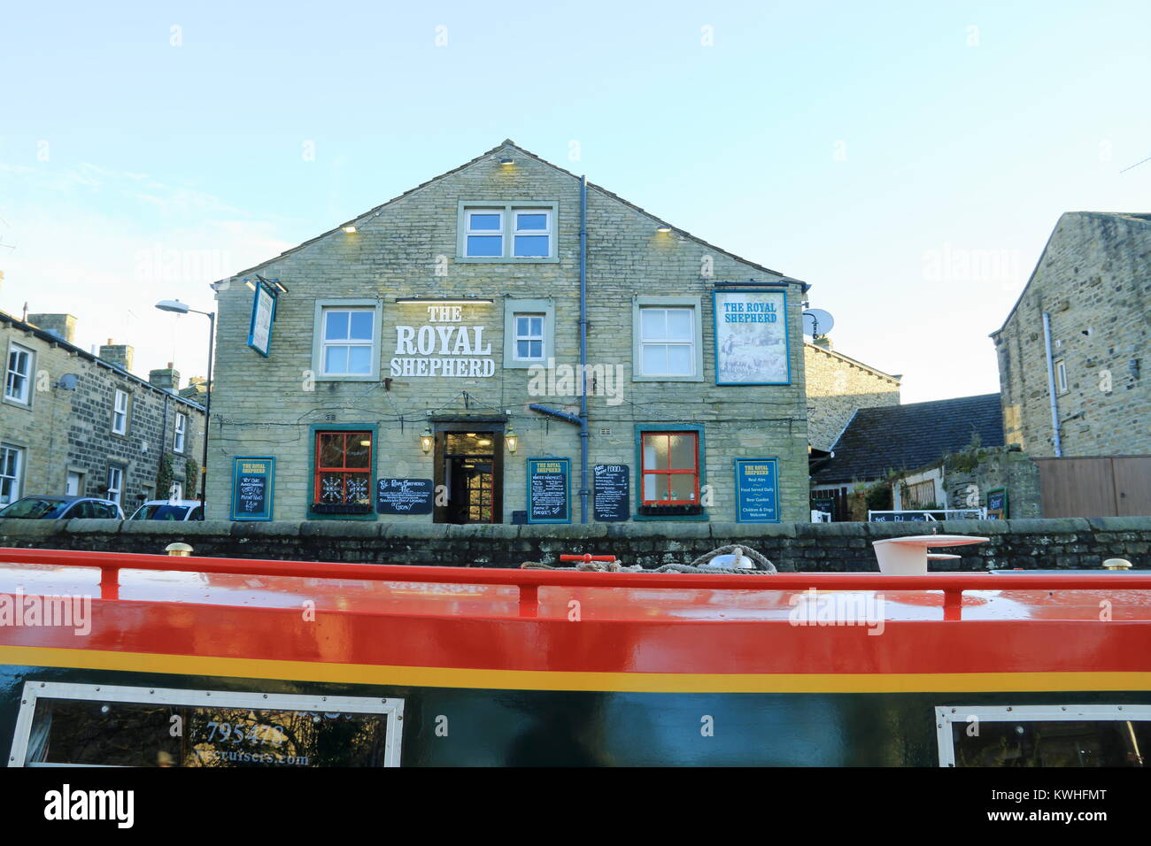 The Royal Shepherd,Skipton,North Yorks,Uk Stock Photo - Alamy