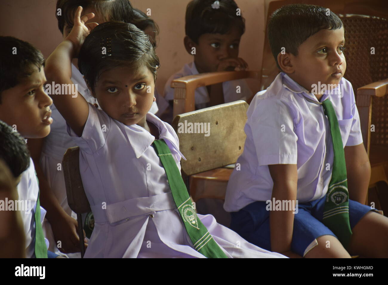 School Students in class room Sri Lanka Stock Photo - Alamy