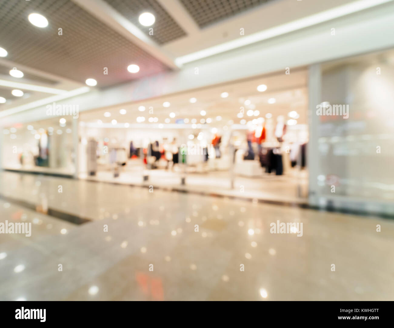 Shopping mall blur background Stock Photo - Alamy