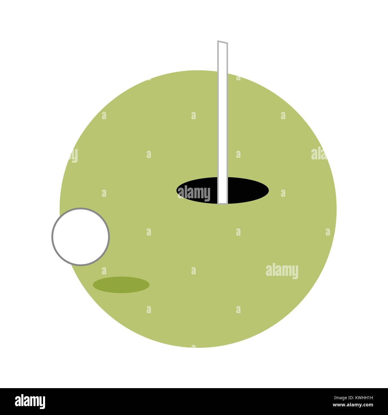 Minimalist golf image hi-res stock photography and images - Alamy