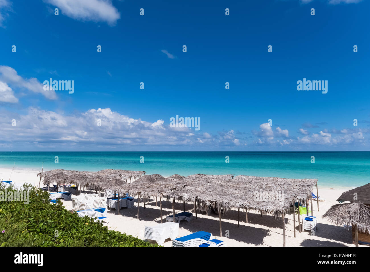 Caribbean beach scenery in Cayo Santa Maria Cuba Stock Photo - Alamy