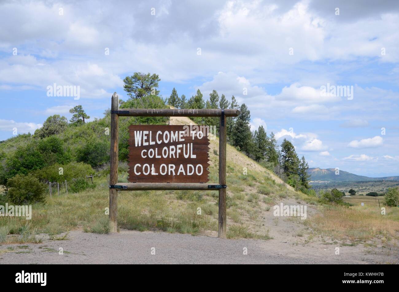 Welcome colorado sign on hi-res stock photography and images - Alamy