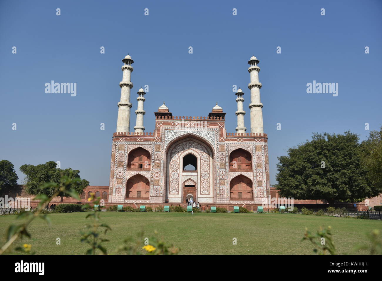 Akbar Tomb, Sikandara, Agra, India Stock Photo - Alamy