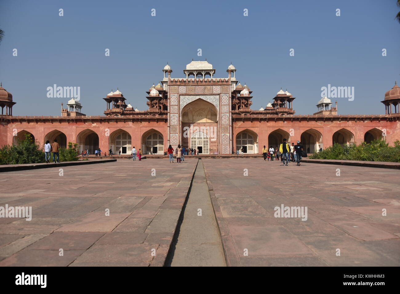 Akbar Tomb, Sikandara, Agra, India Stock Photo - Alamy