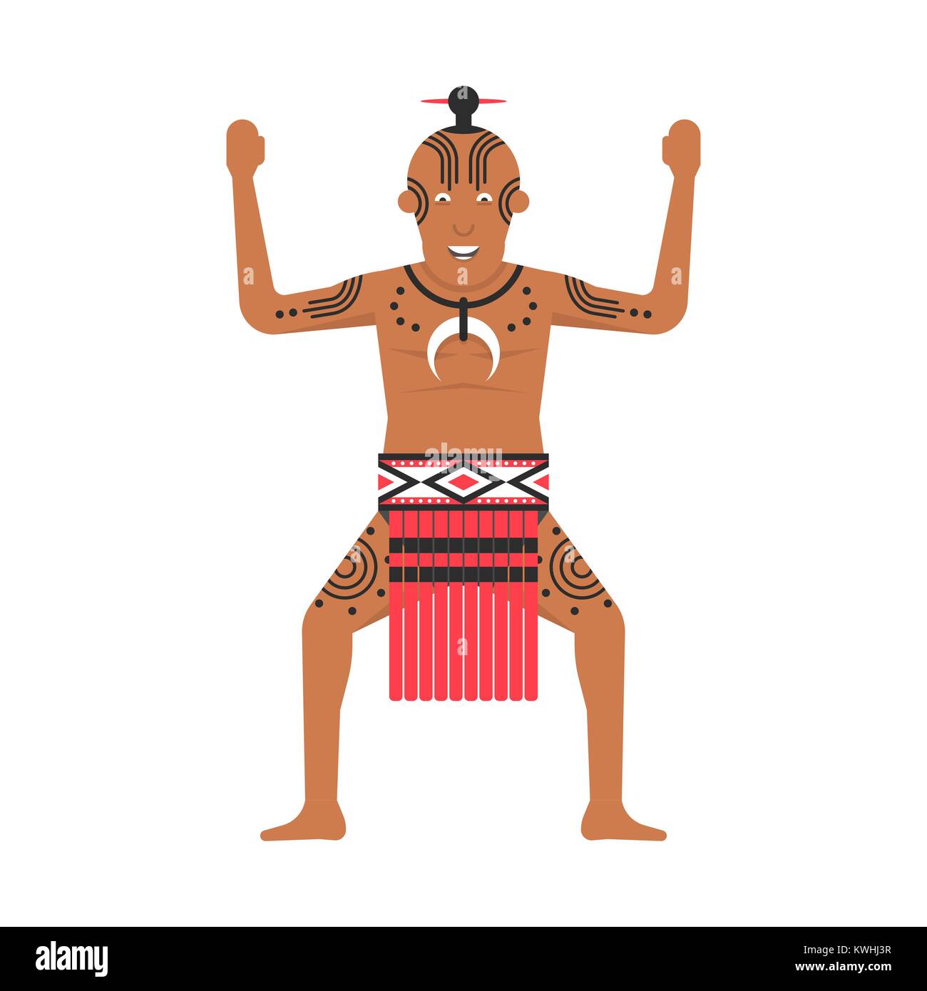 Maori Culture Cartoon
