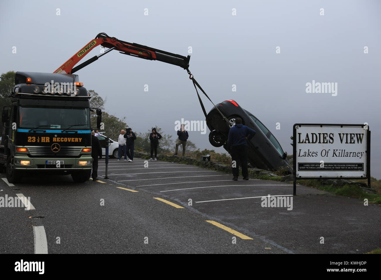 Car rolled off hi-res stock photography and images - Alamy
