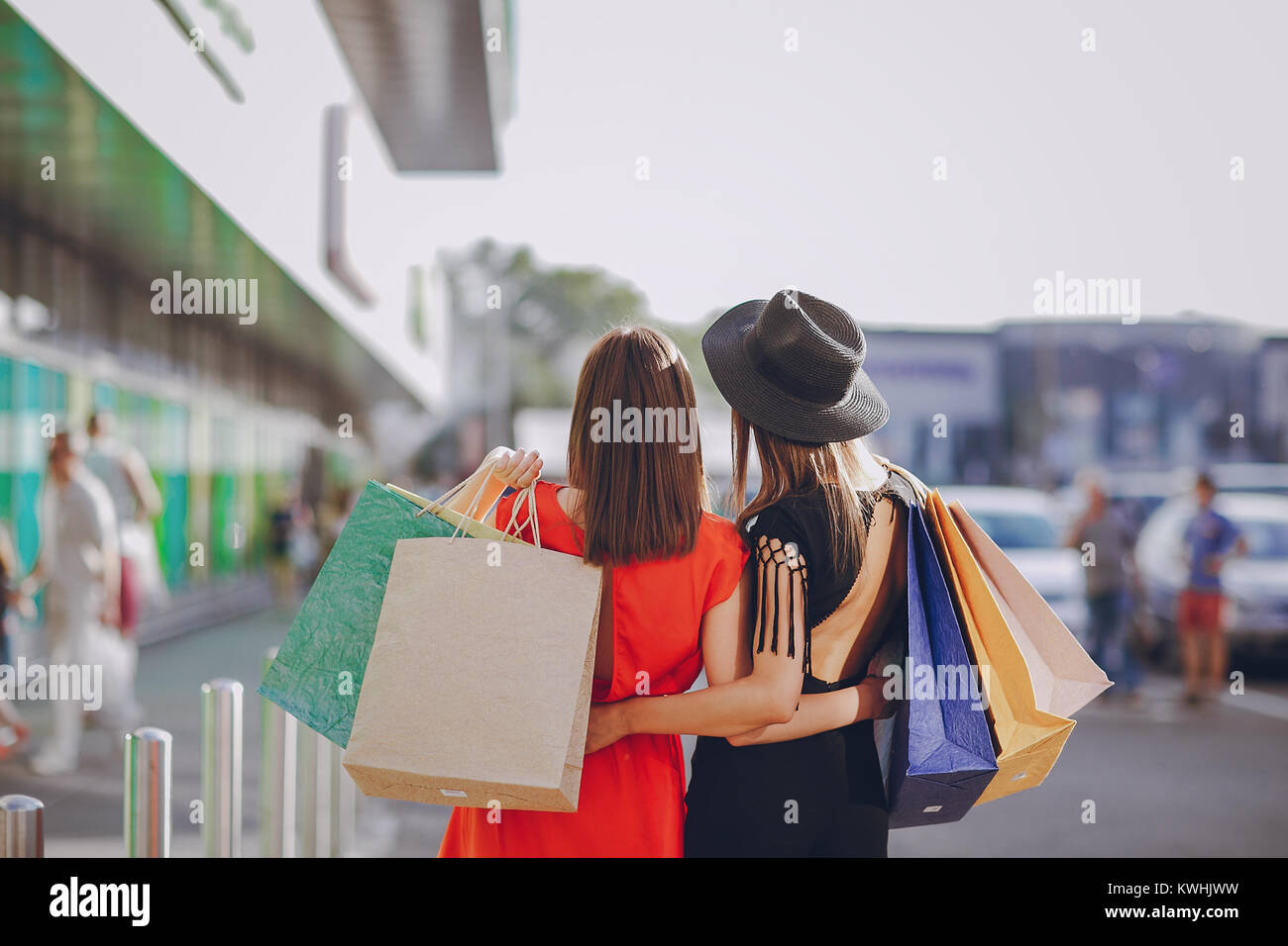 girl is shopping Stock Photo - Alamy