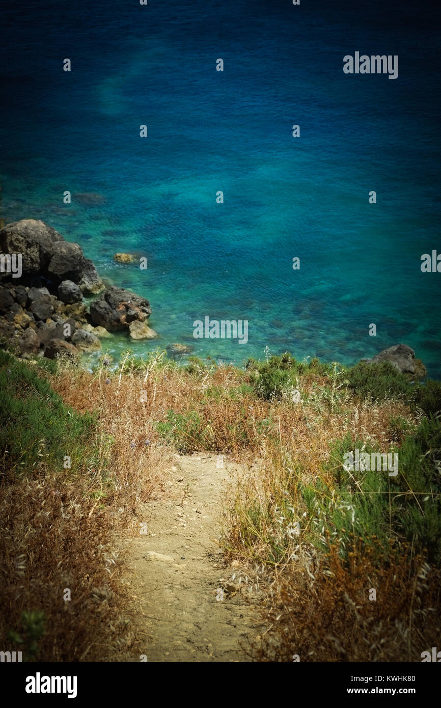 Gozo has a walking, hiking path around all of its coast giving stunning ...