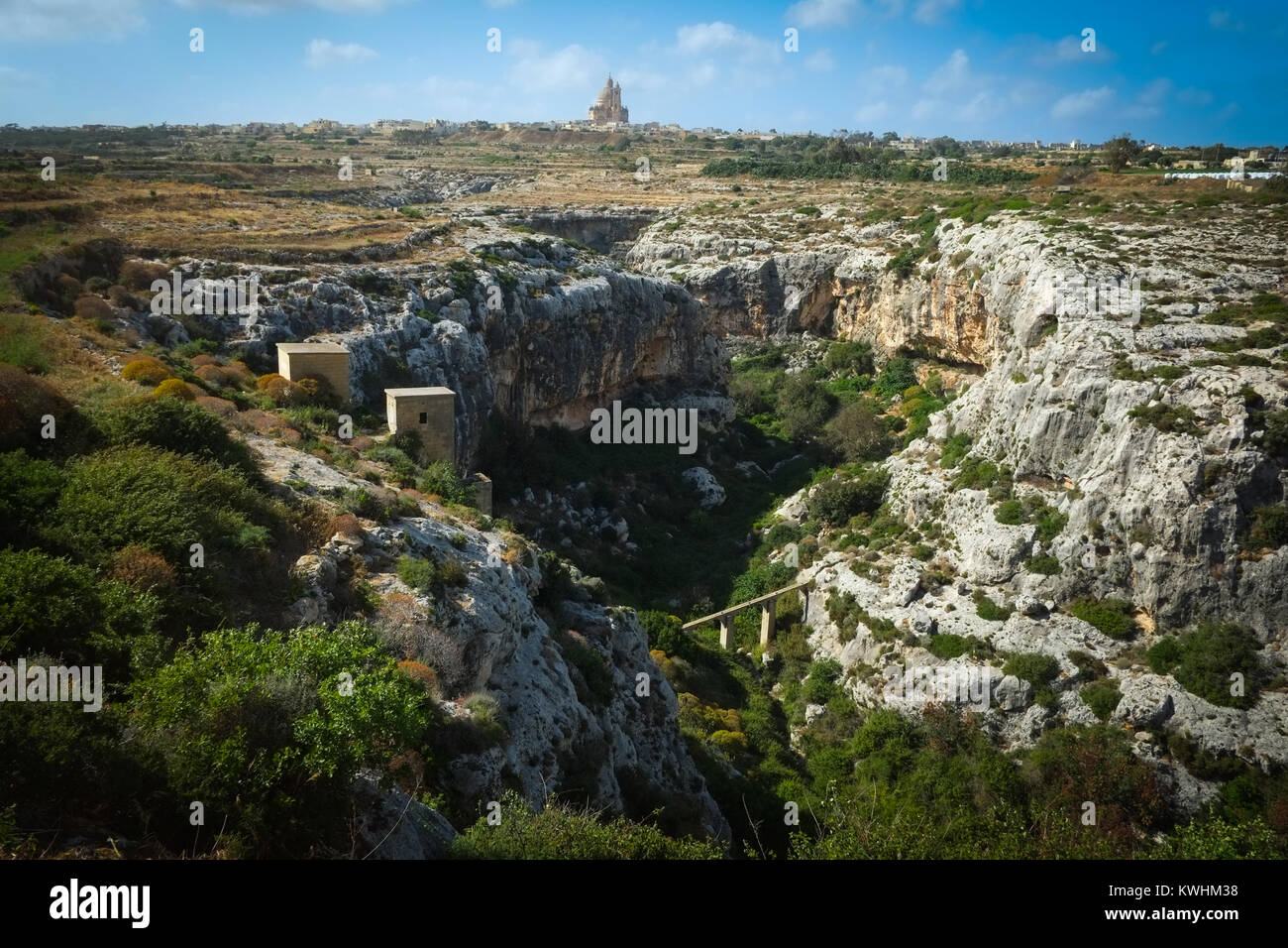 Gozo has a walking, hiking path around its coast giving stunning views ...
