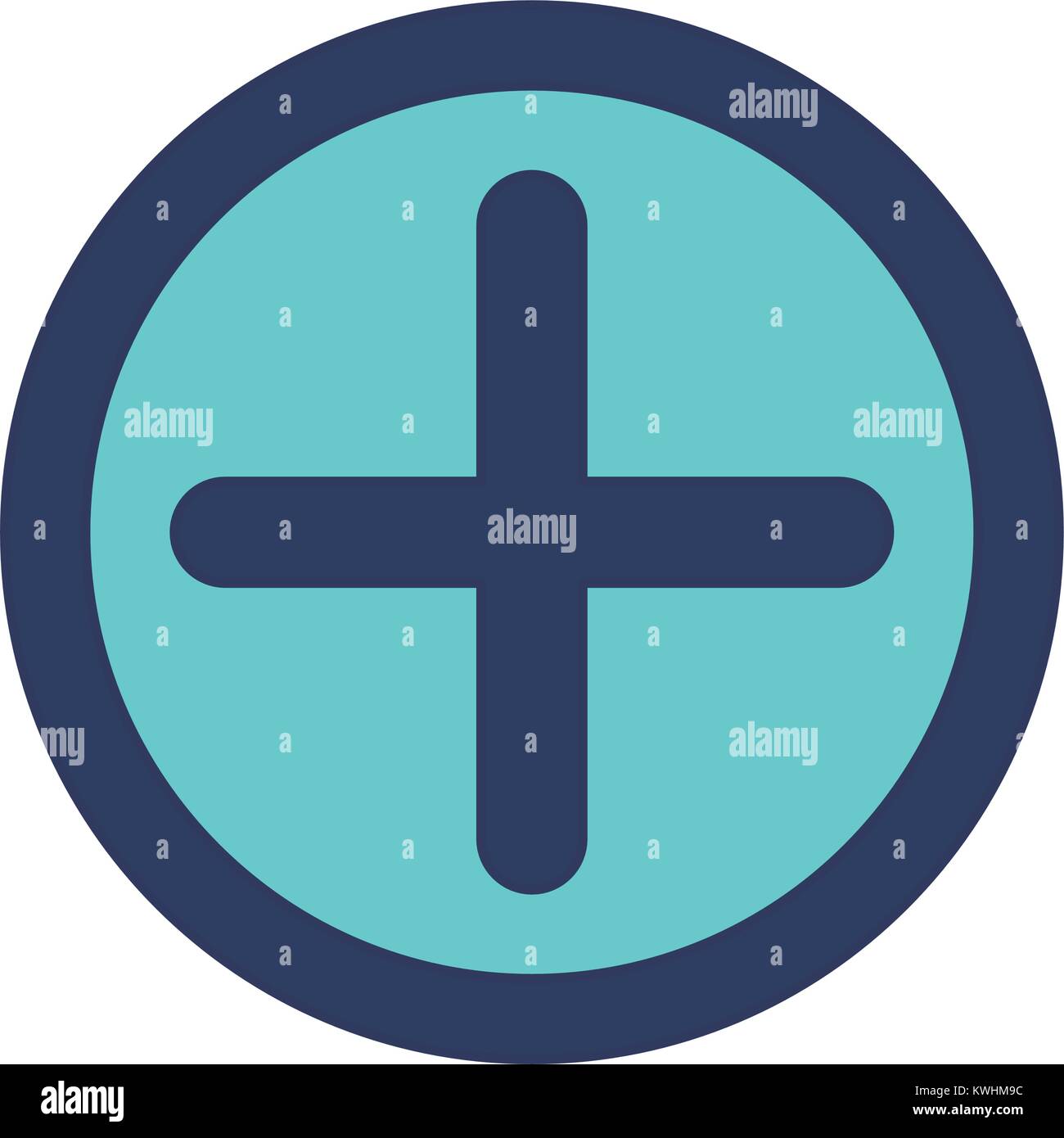 Plus stamp Stock Vector Images - Alamy