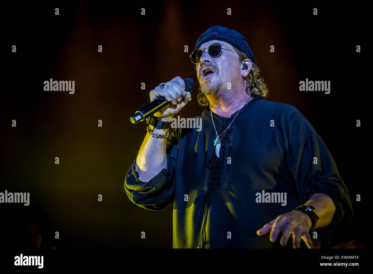 The American rock band Toto performs a live concert at Falconer Salen ...