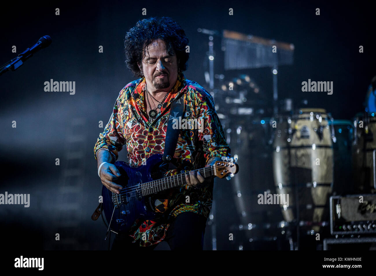 The American rock band Toto performs a live concert at Falconer Salen ...