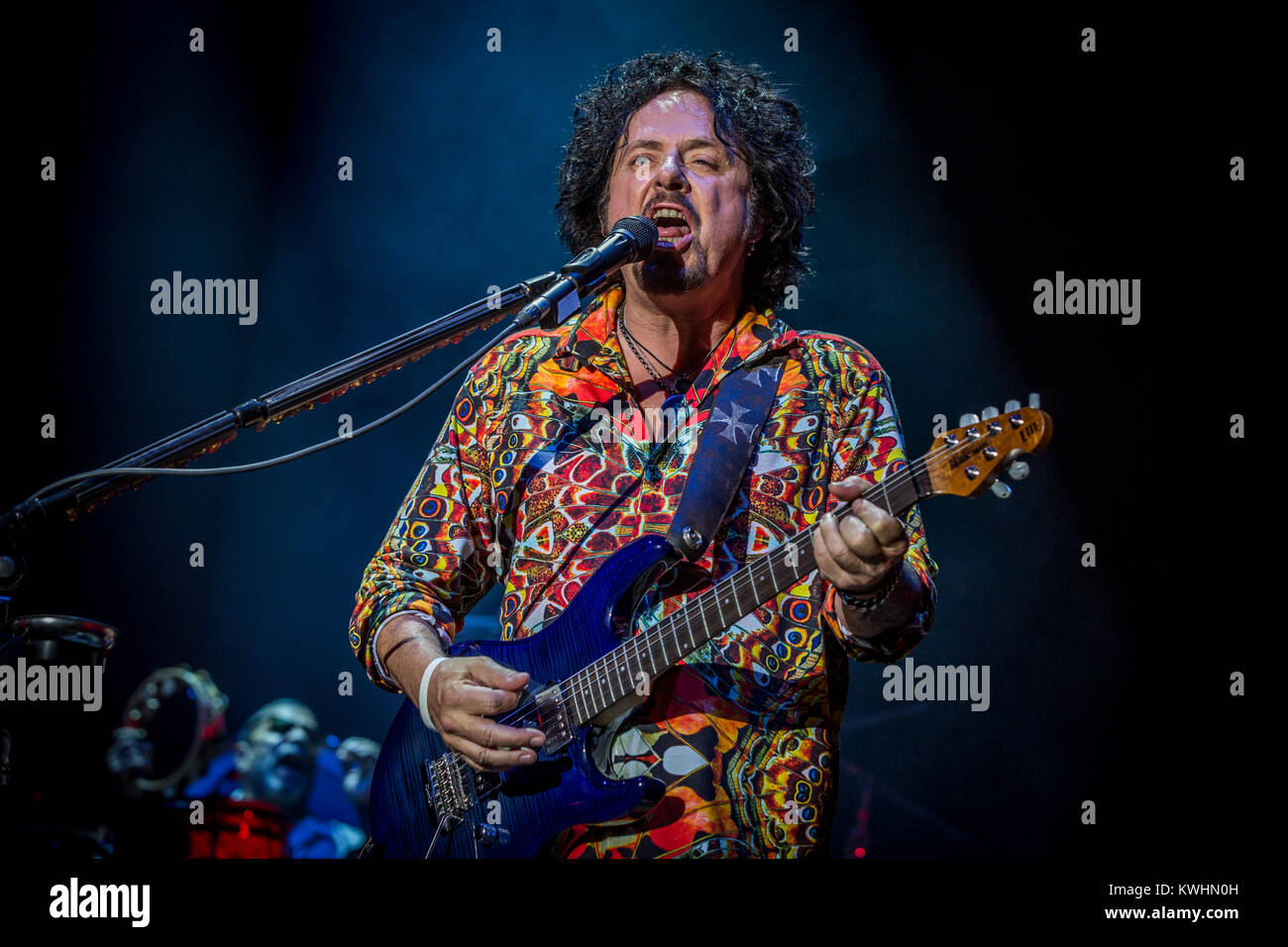 The American rock band Toto performs a live concert at Falconer Salen ...