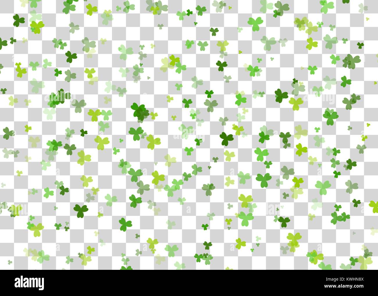Green clover background transparent vector Stock Vector Image & Art - Alamy