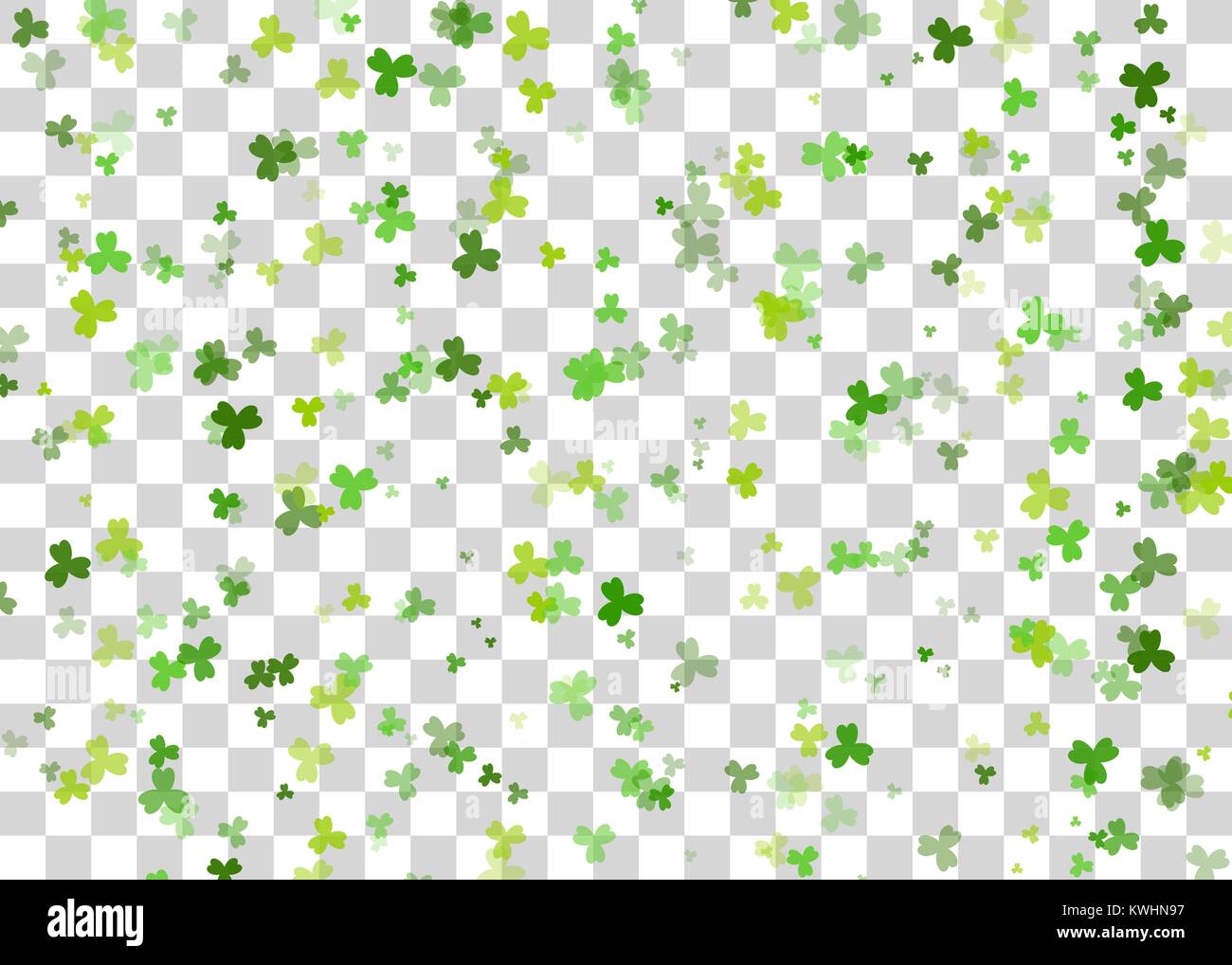 Green clover background transparent vector Stock Vector Image & Art - Alamy