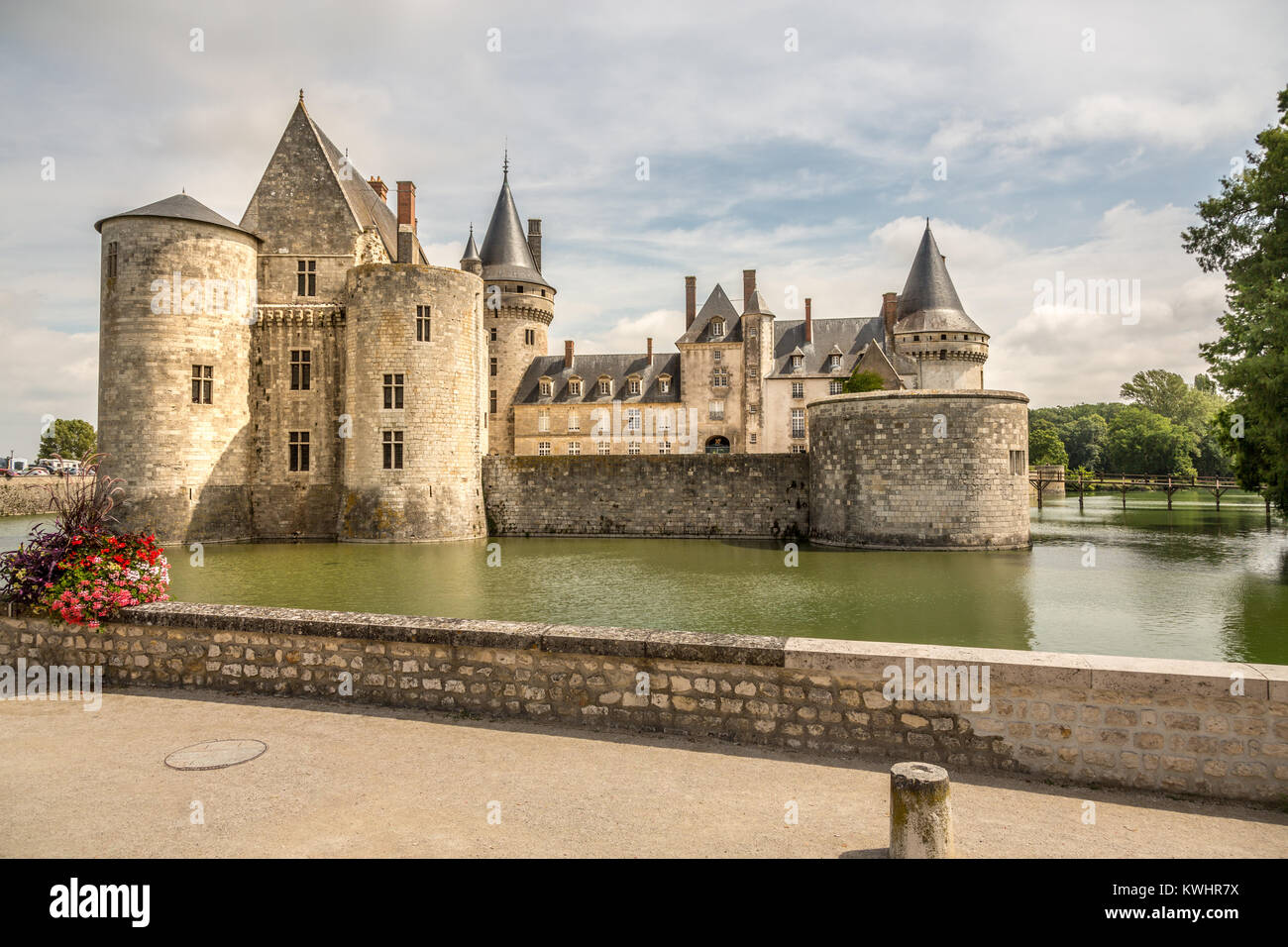 View of Château de Sully-sur-Loire, France, Europe Stock Photo - Alamy