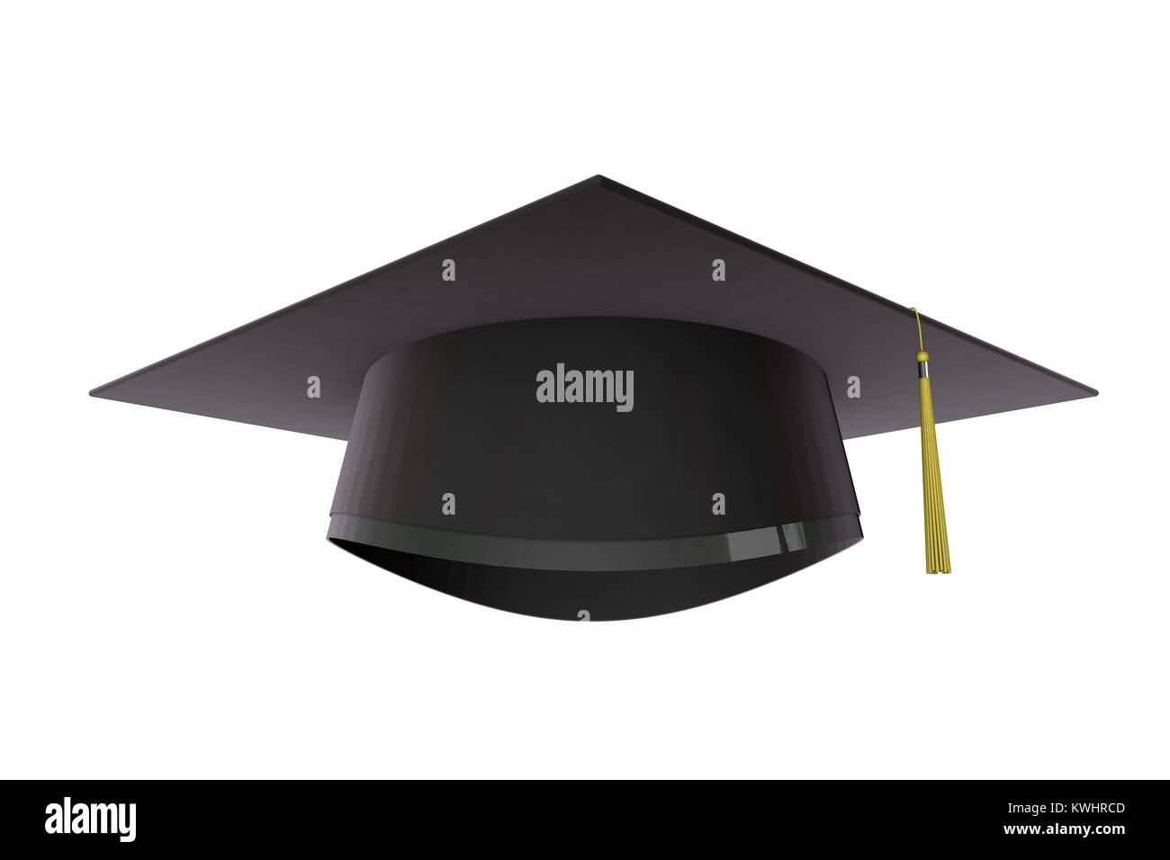 Graduation cap. education and academic concept. 3D Rendering Stock ...