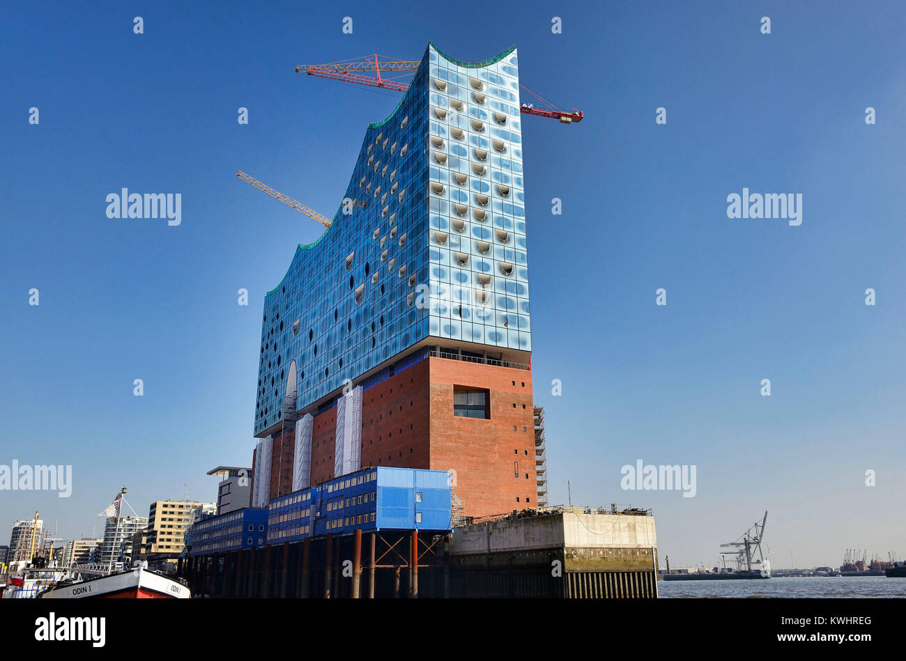 The Elbphilharmonie in Hamburg, Germany, Europe, Die Elbphilharmonie in ...