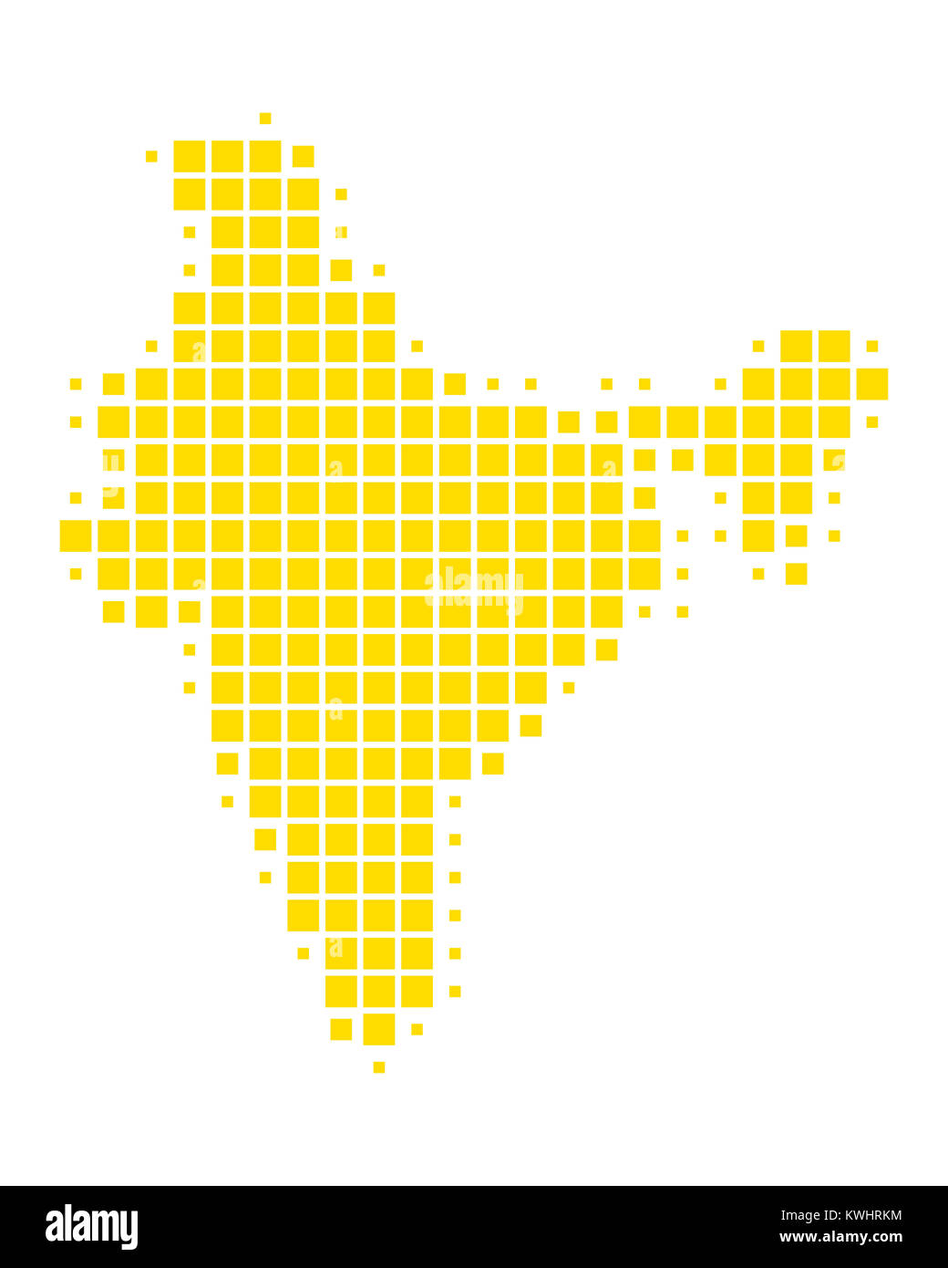 Map of India Stock Photo - Alamy