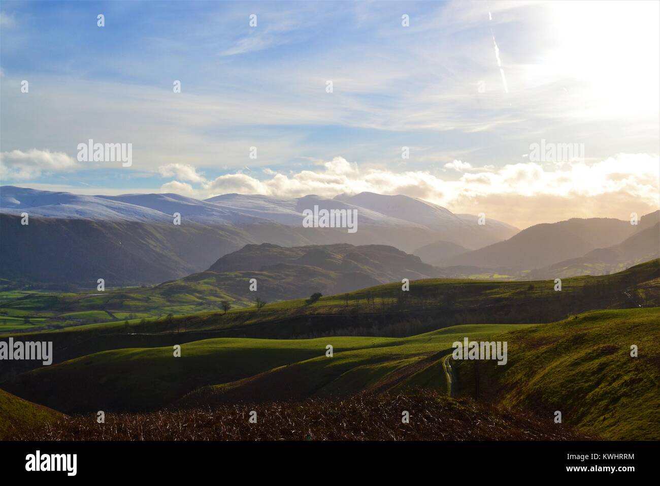 Midday sun landscape hi-res stock photography and images - Alamy