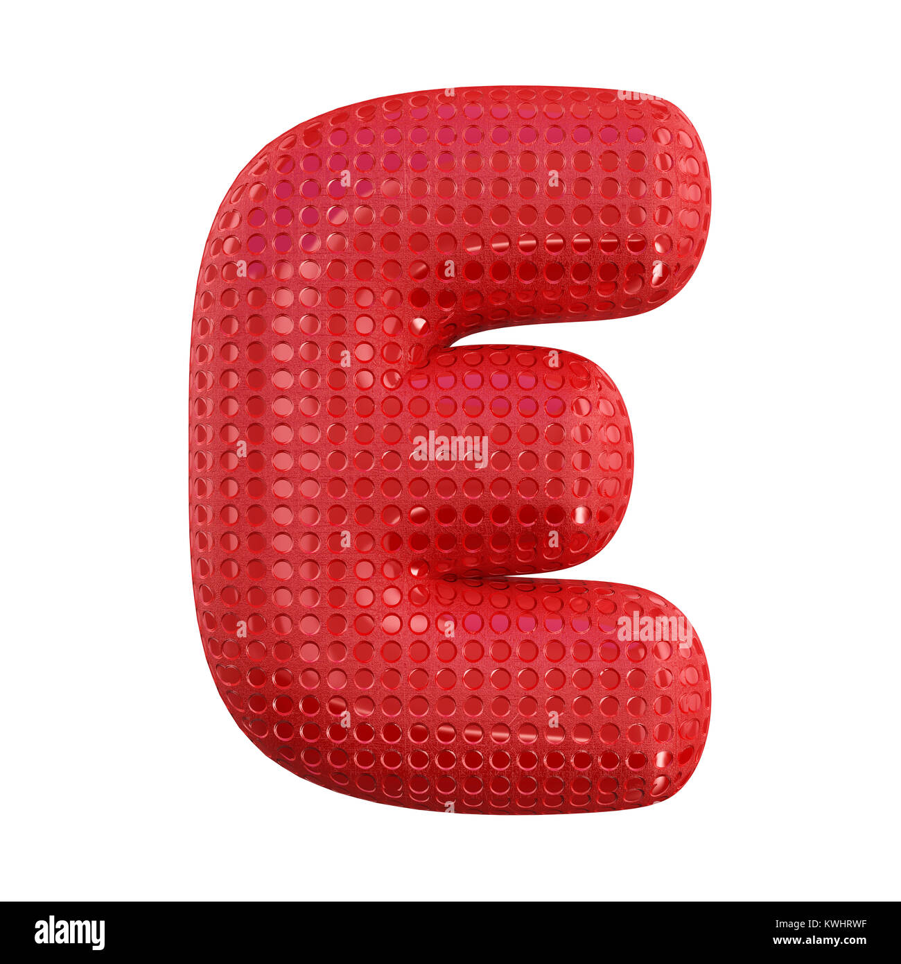 Inflatable letters of the alphabet. 3D rendering Stock Photo - Alamy