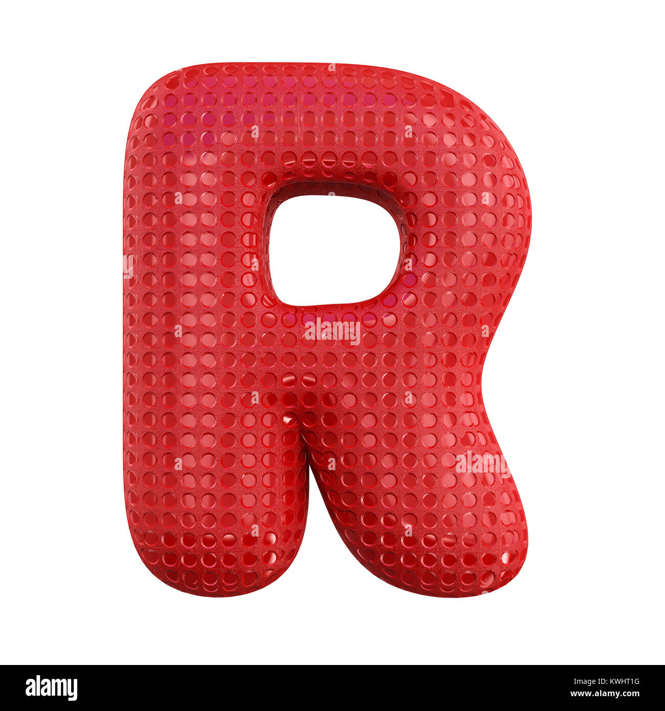 Inflatable letters of the alphabet. 3D rendering Stock Photo - Alamy