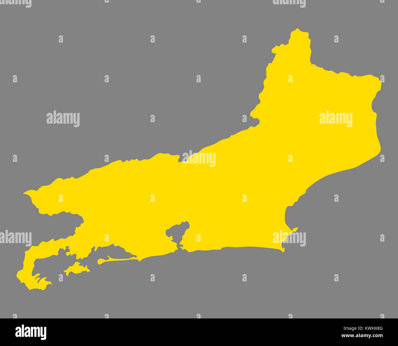 Map of Rio de Janeiro Stock Photo - Alamy