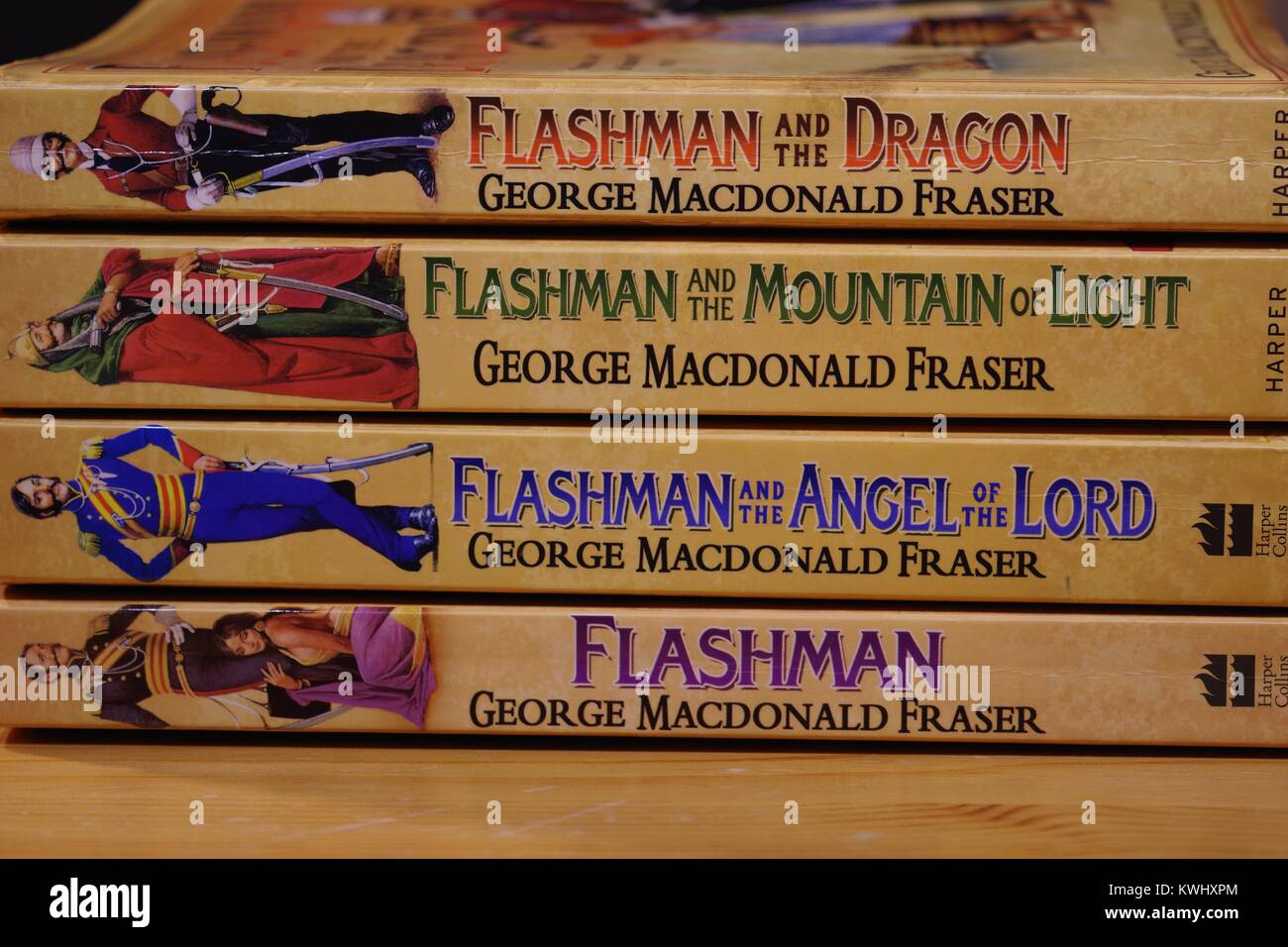 Selection of Flashman Books, Historical Novels by George Macdonald ...