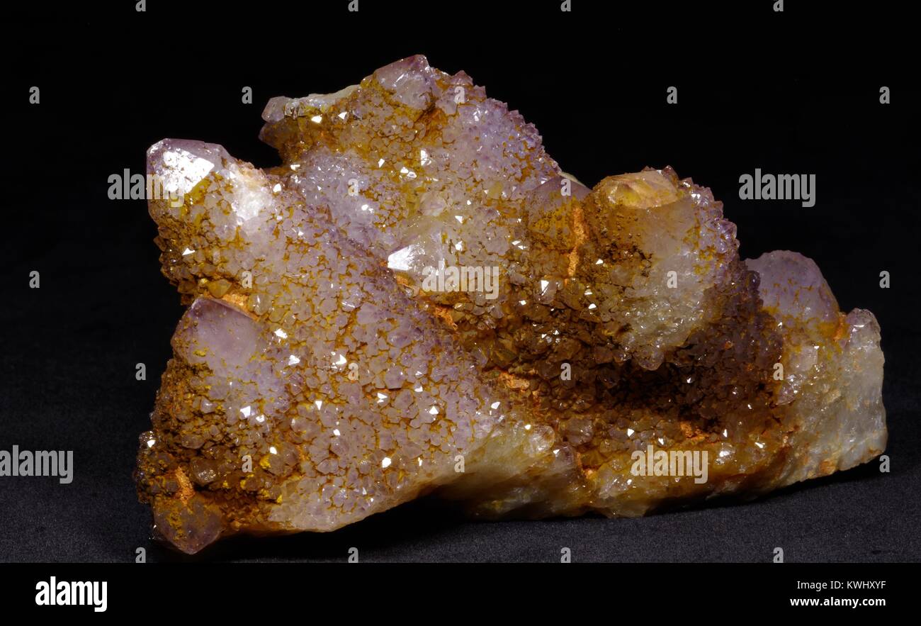 Cactus Crystal, Quartz, Geology Sample Close Up, Mineraology. Devon, UK ...