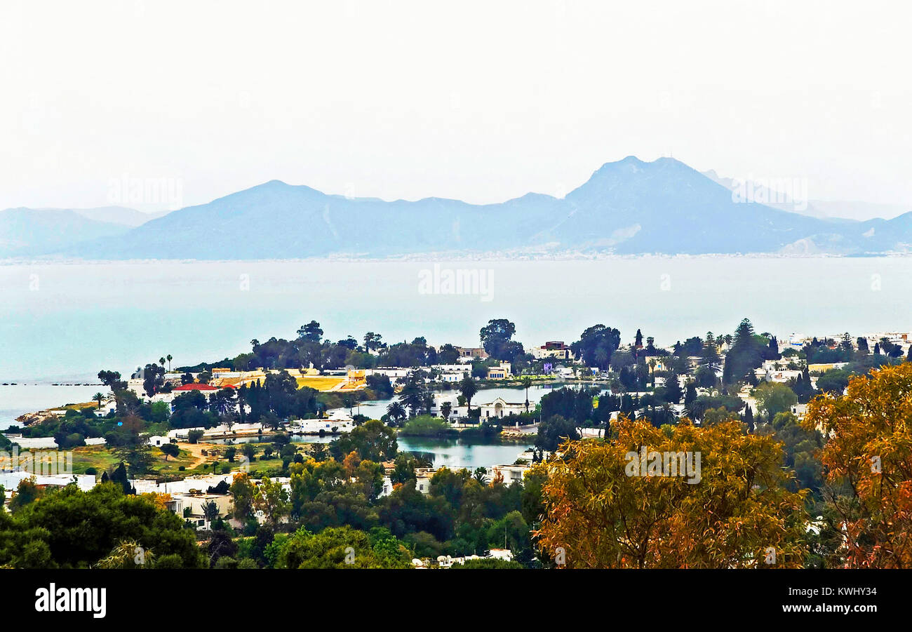 Ancient port in Carthage, Tunisia Stock Photo - Alamy